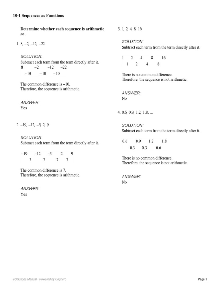 Analyzing Arithmetic and Geometric Sequences | PDF | Arithmetic | Mathematical Analysis