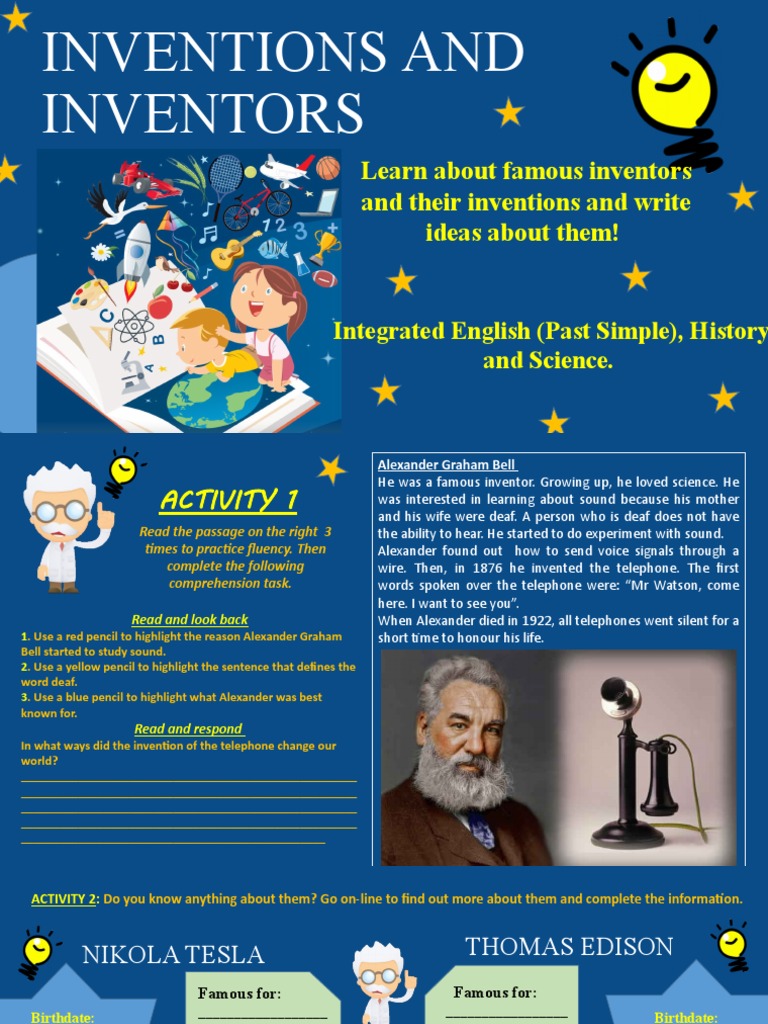 Inventions and Inventors: Learn About Famous Inventors and Their ...