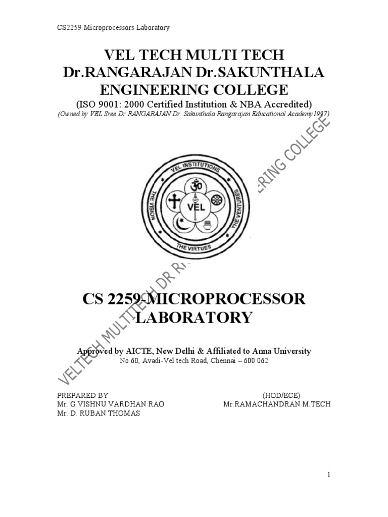 Microprocessor Pdf Assembly Language Pointer Computer Programming 