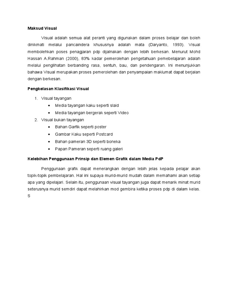 Maksud Visual | PDF