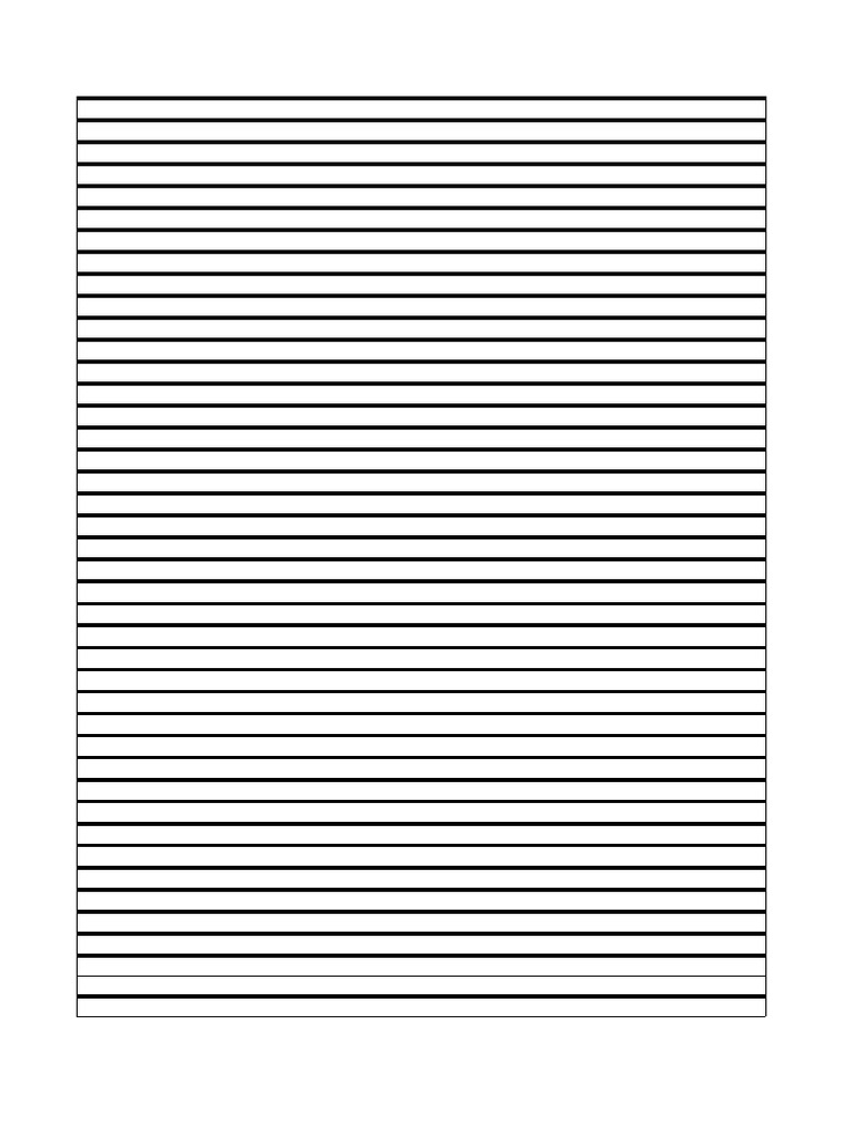 Lineas Rectas para Escribir | PDF