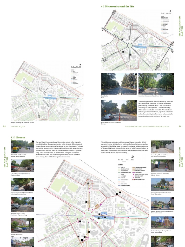 4.2 Movement Around The Site: City Level Project Integrating The Metro ...