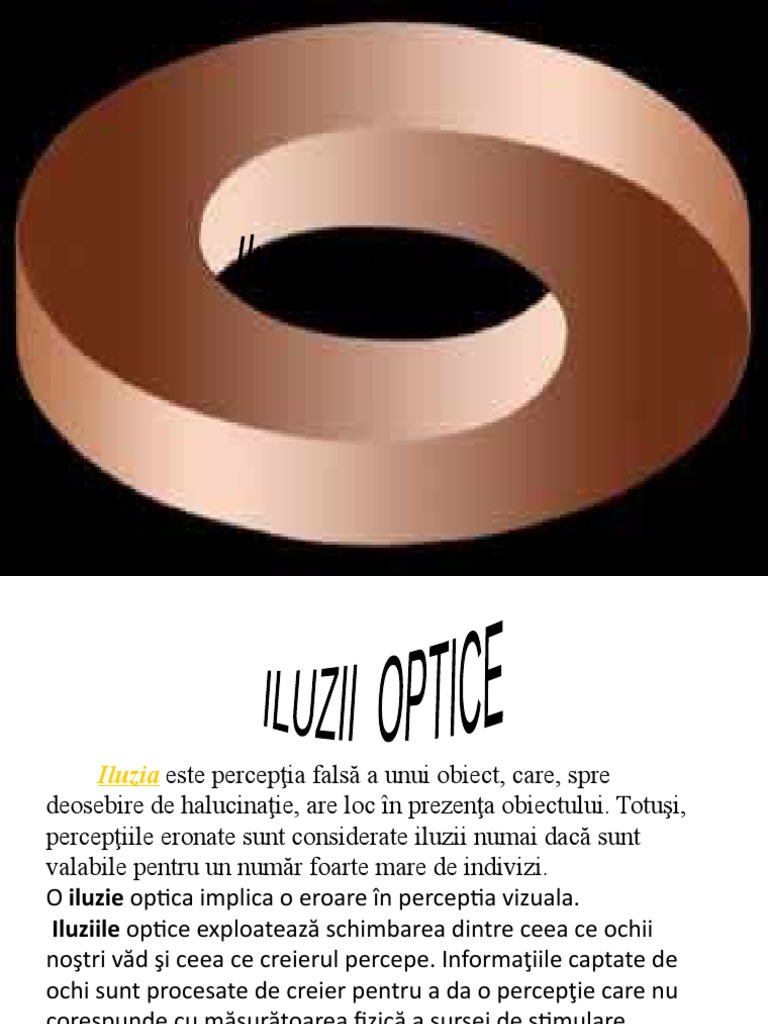 Tema 10 Iluzii Optice | PDF