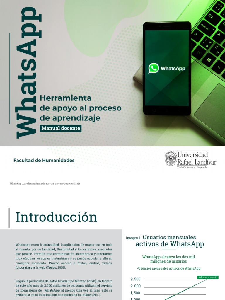 Manual WhatsApp PDF | PDF | Chat en linea | Maestros