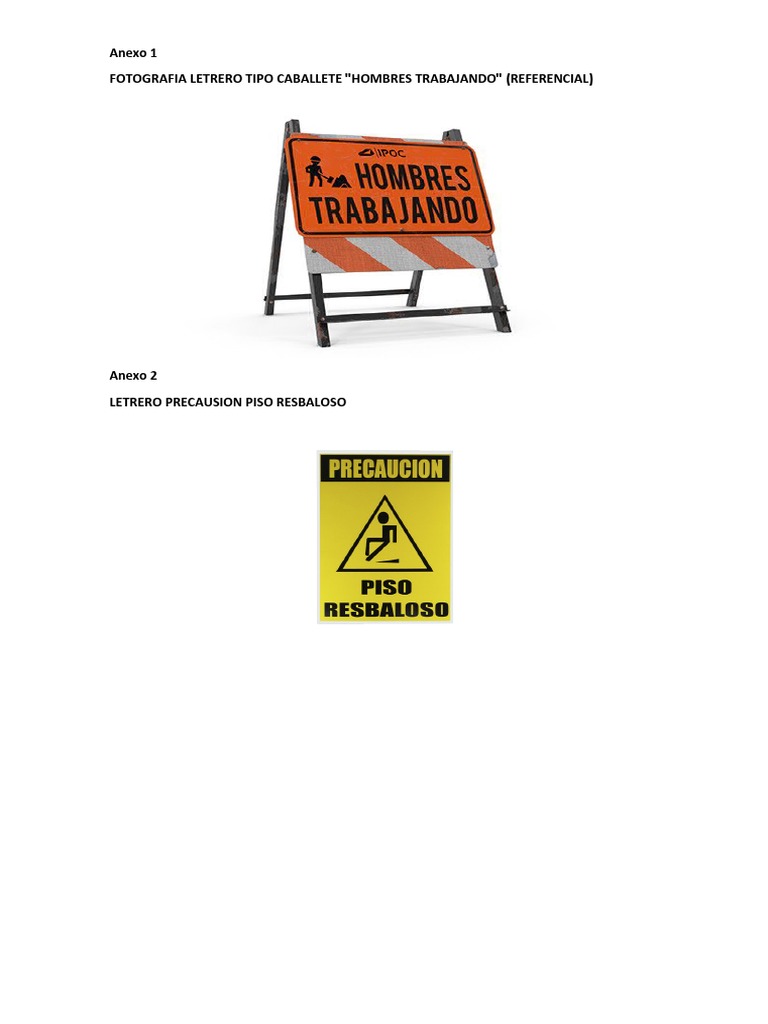 SEÑALES DE SEGURIDAD - Odt | PDF