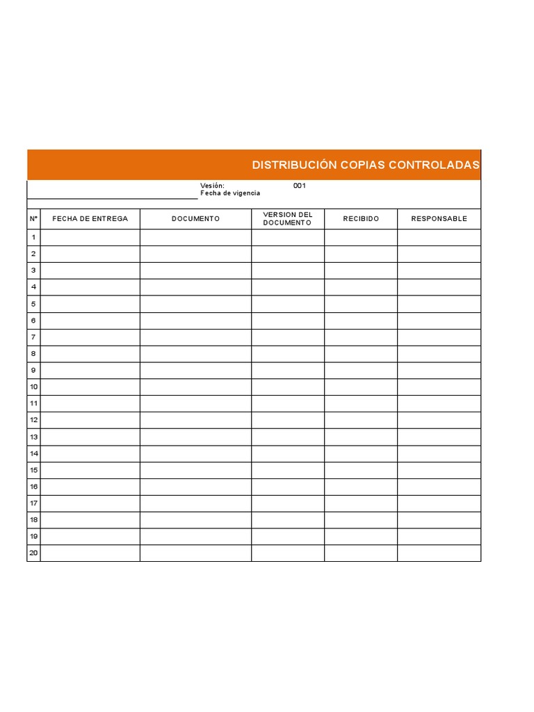 Distribución de Copias Controladas | PDF