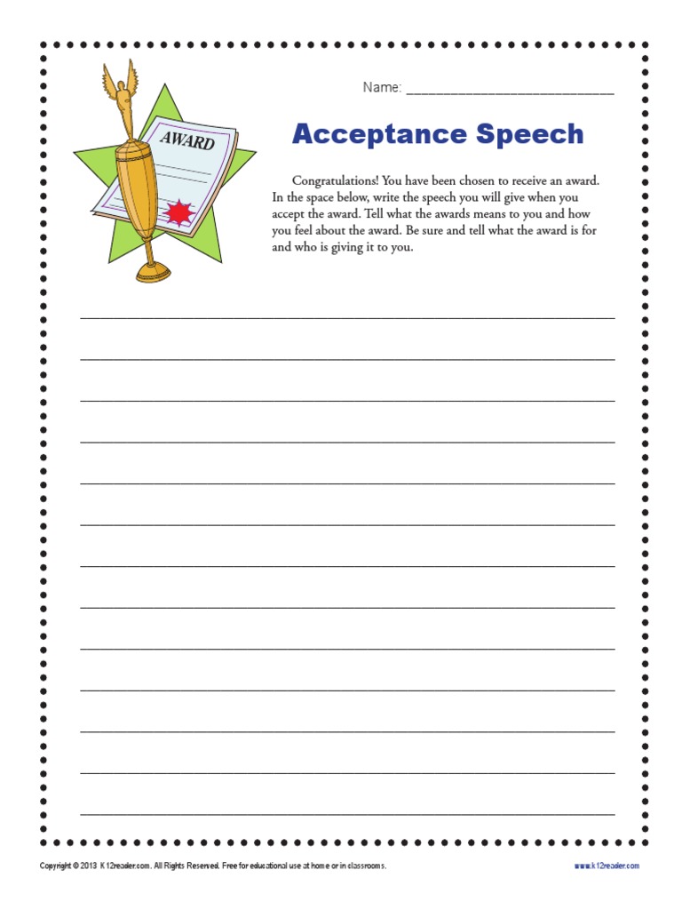 Gr4 5 Acceptance - Speech | PDF