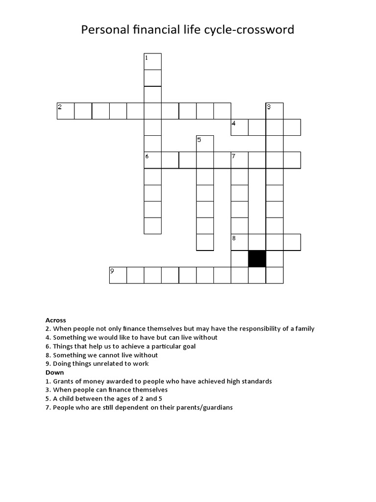 Crossword | PDF | Wellness