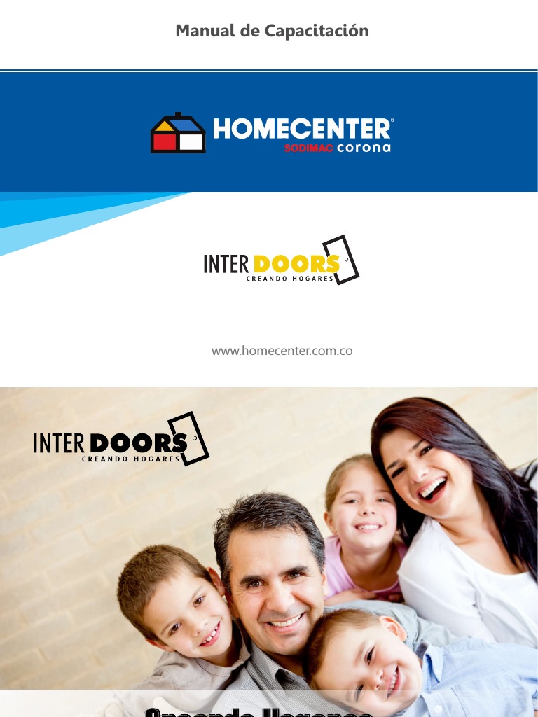 01.capacitacion General Puertas en HomeCenter PDF | PDF | Puerta ...