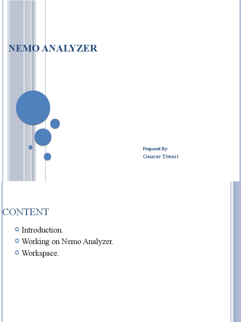 Nemo Analyzer: Gaurav Tiwari | PDF | Computer File | Double Click