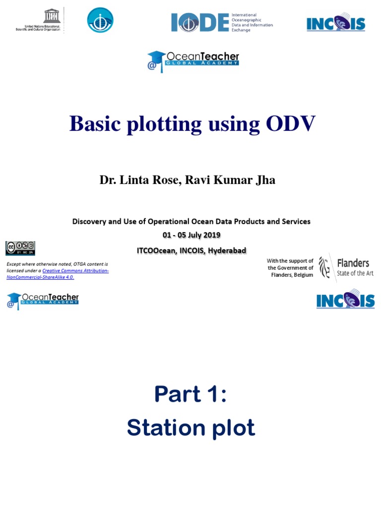 Basic Plotting with ODV Guide | PDF | Contour Line | Scatter Plot