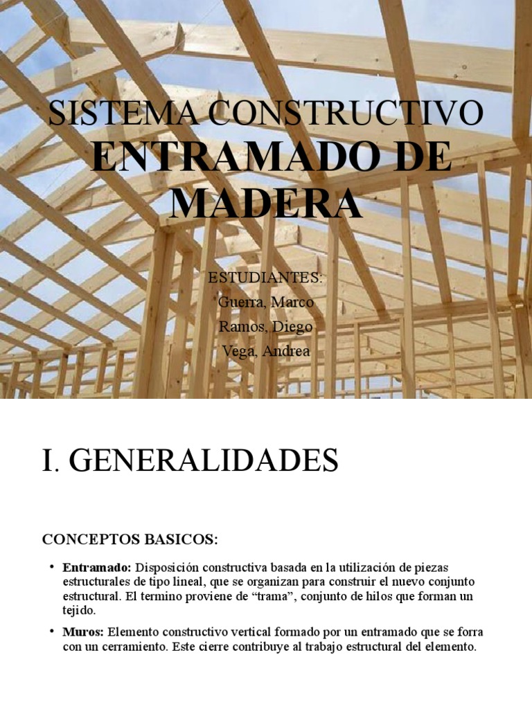 Sistema Constructivo: Entramado de Madera | PDF | Aislamiento térmico ...
