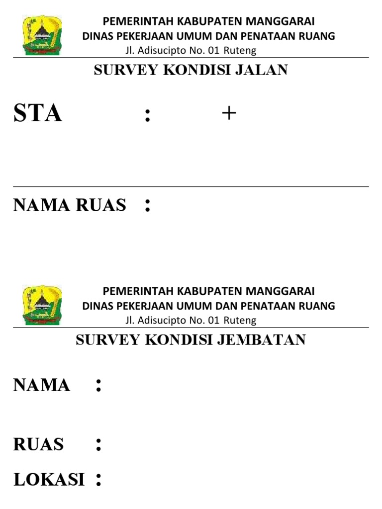 Papan Survey Sta | PDF