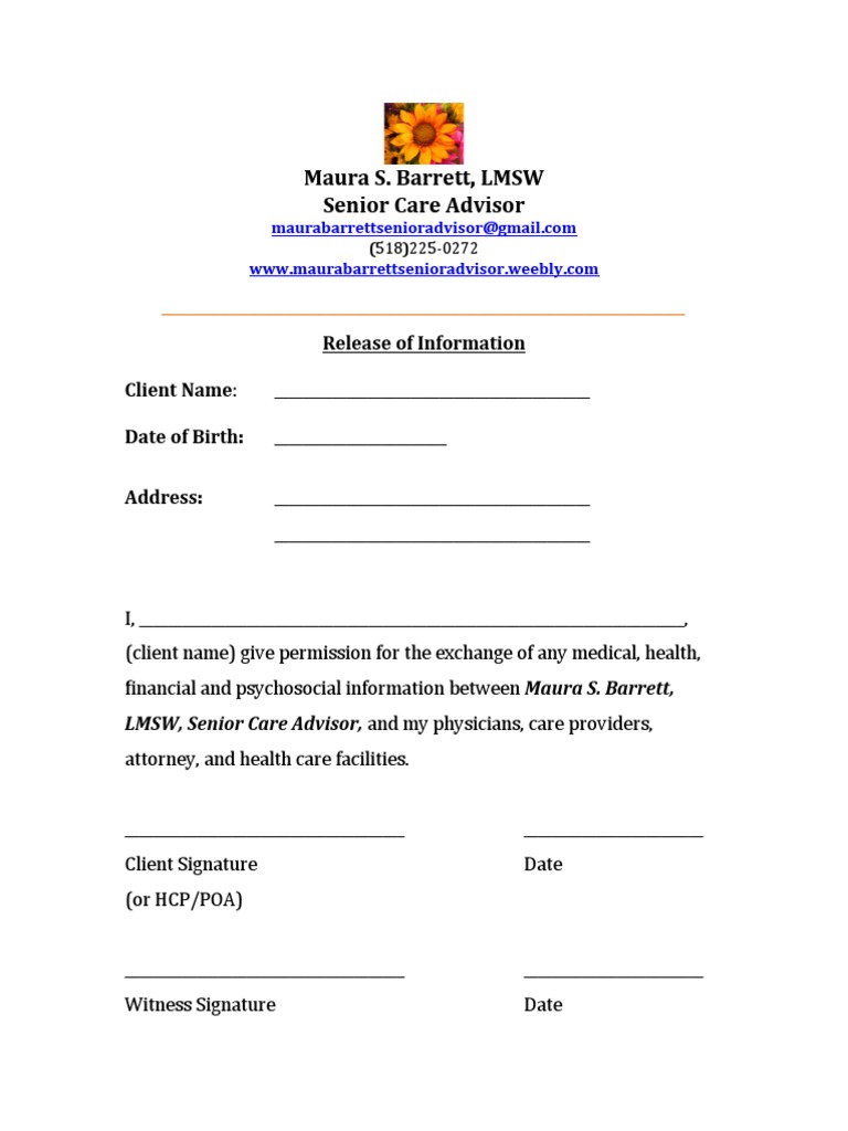 Release of Info | PDF