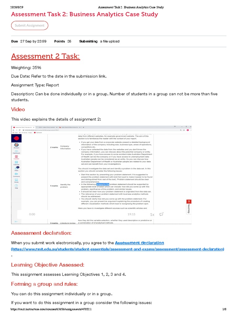 Business Analytics Case Study | PDF | Analytics | Predictive Analytics