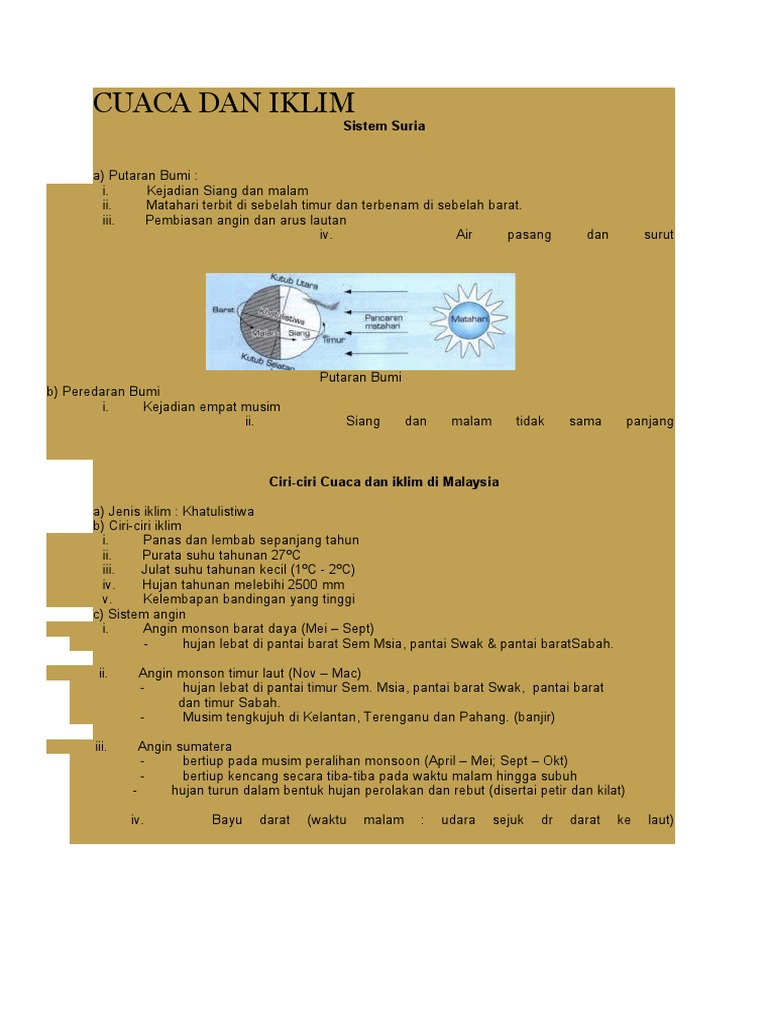 Cuaca Dan Iklim | PDF
