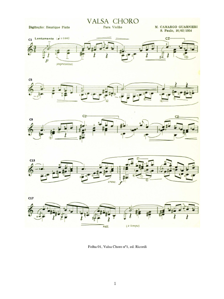 Enviando Por Email M - Camargo - Guarnieri - Valsa - Choro - Ed - Henrique - Pinto | PDF