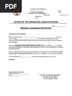 Sample Discharge Certificate | PDF