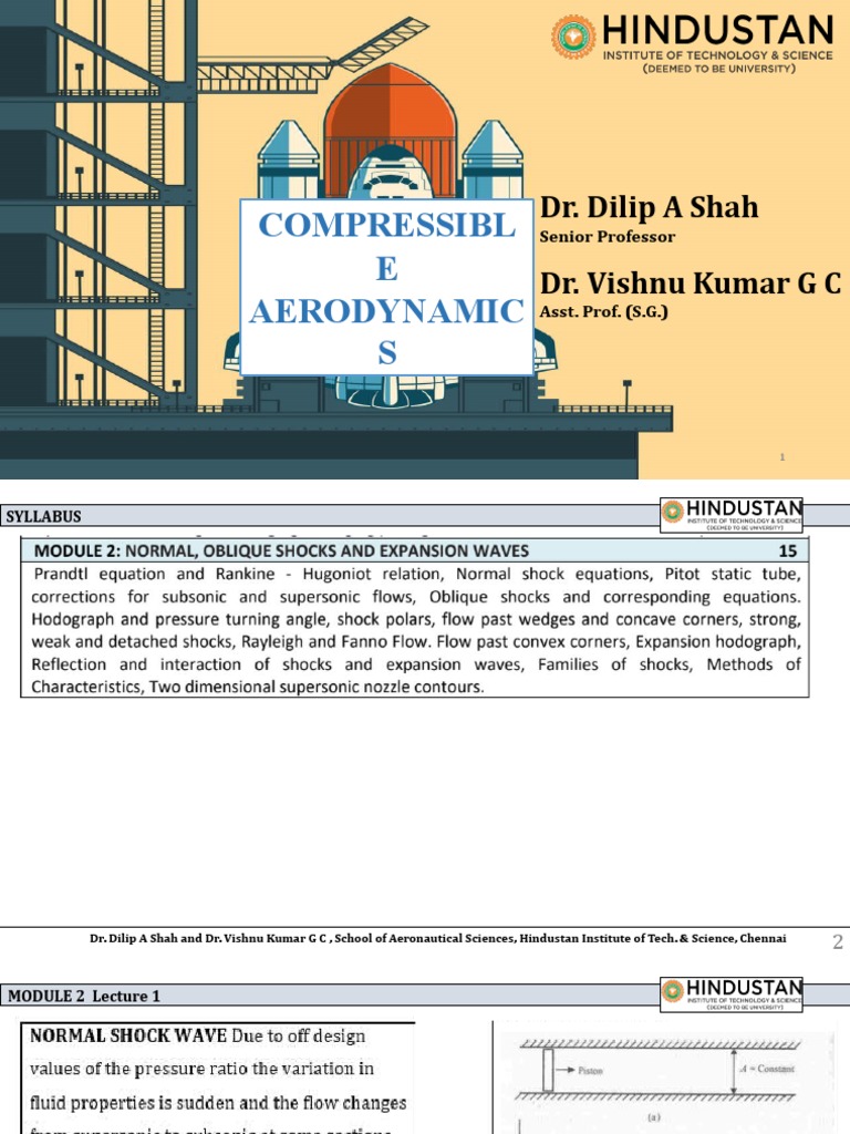 An Introduction to Compressible Aerodynamics: Lectures on Modules 1 and ...