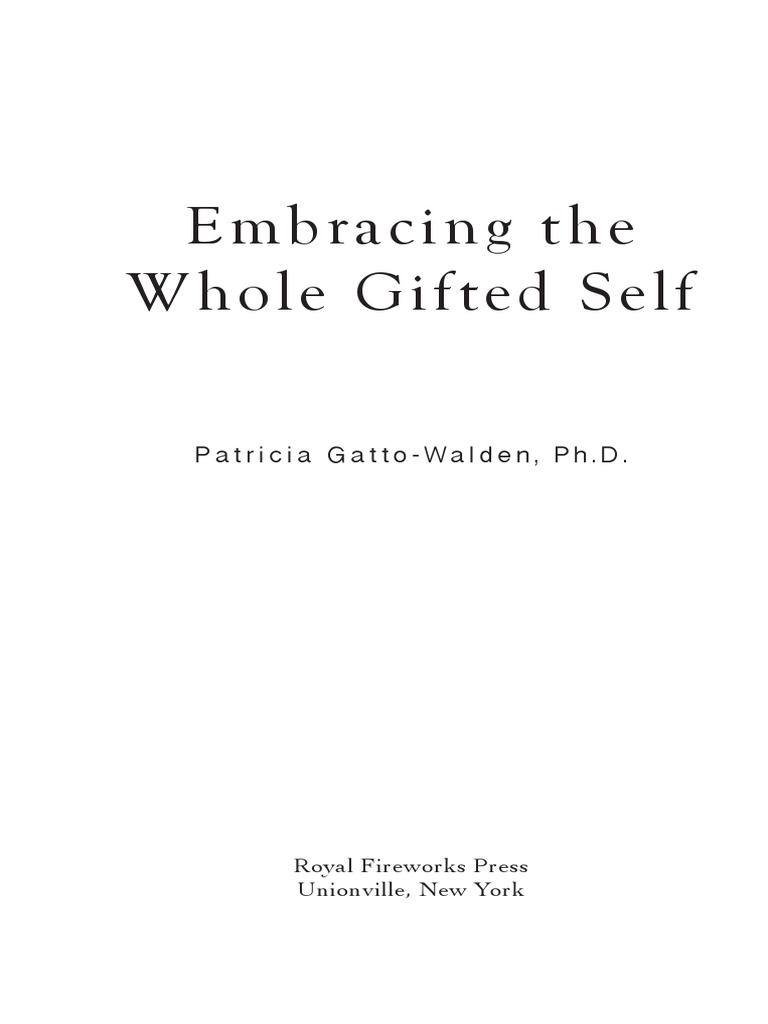 Embracing The Whold Gifted Self - July19 Sample Pages 1 20 | PDF ...