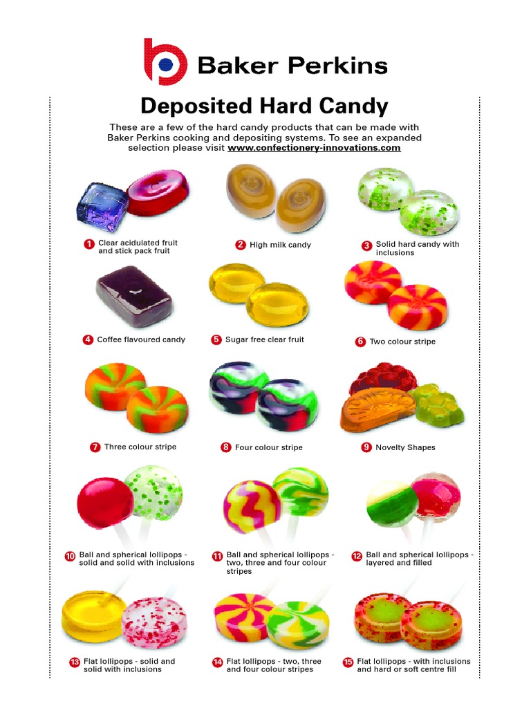 Hard Candy Product Sheet May 2011 | PDF | Candy | Carbohydrates