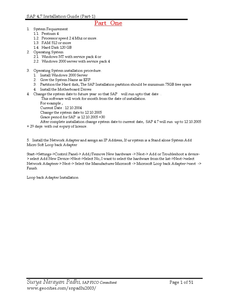 Part One: Surya Narayan Padhi | PDF | Login | Oracle Database