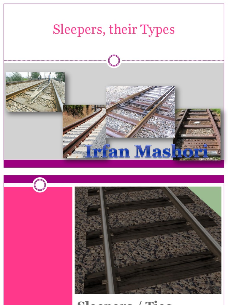 Sleepers, Their Types | PDF | Track (Rail Transport) | Civil Engineering