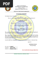 Dti Permit Sample | PDF