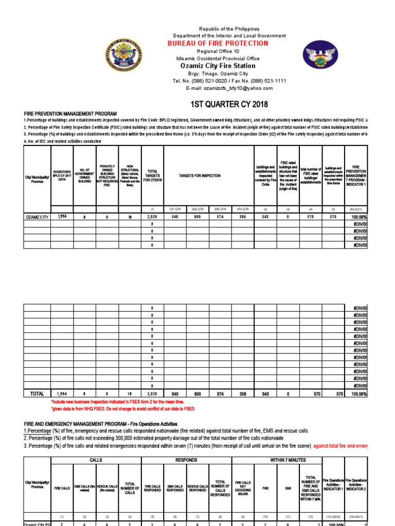 Monthly Physical Reports of Operations | PDF | National Security ...