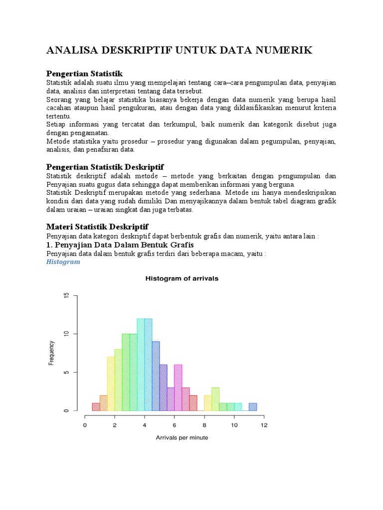 Pengolahan Data Numerik | PDF
