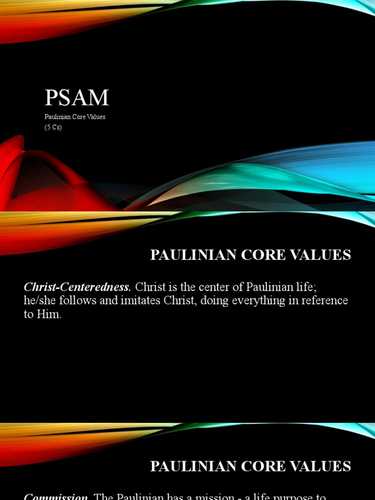 Paulinian Core Values (5 CS) | PDF | Spiritual Gift | Celibacy
