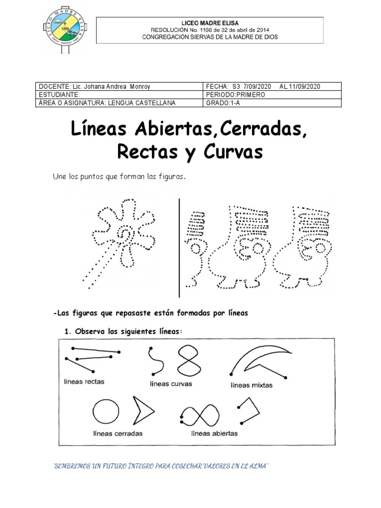 Lineas Abiertas y Cerradas | PDF | Enseñanza de matemática