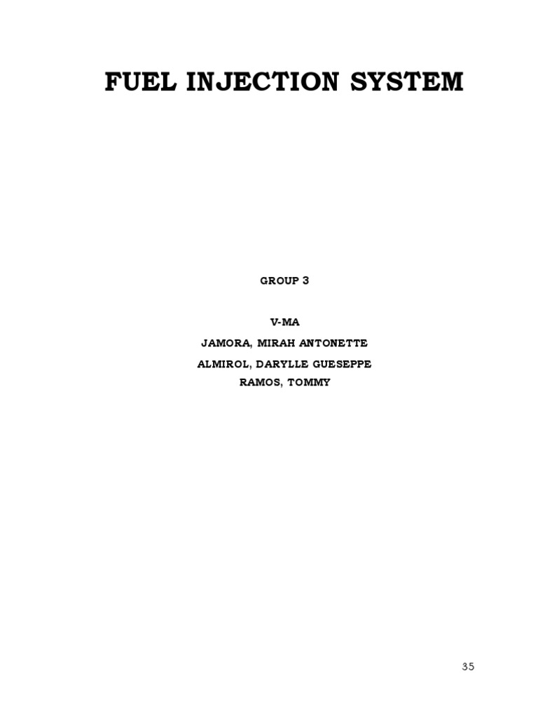 Fuel Injection System Explained | PDF | Fuel Injection | Throttle