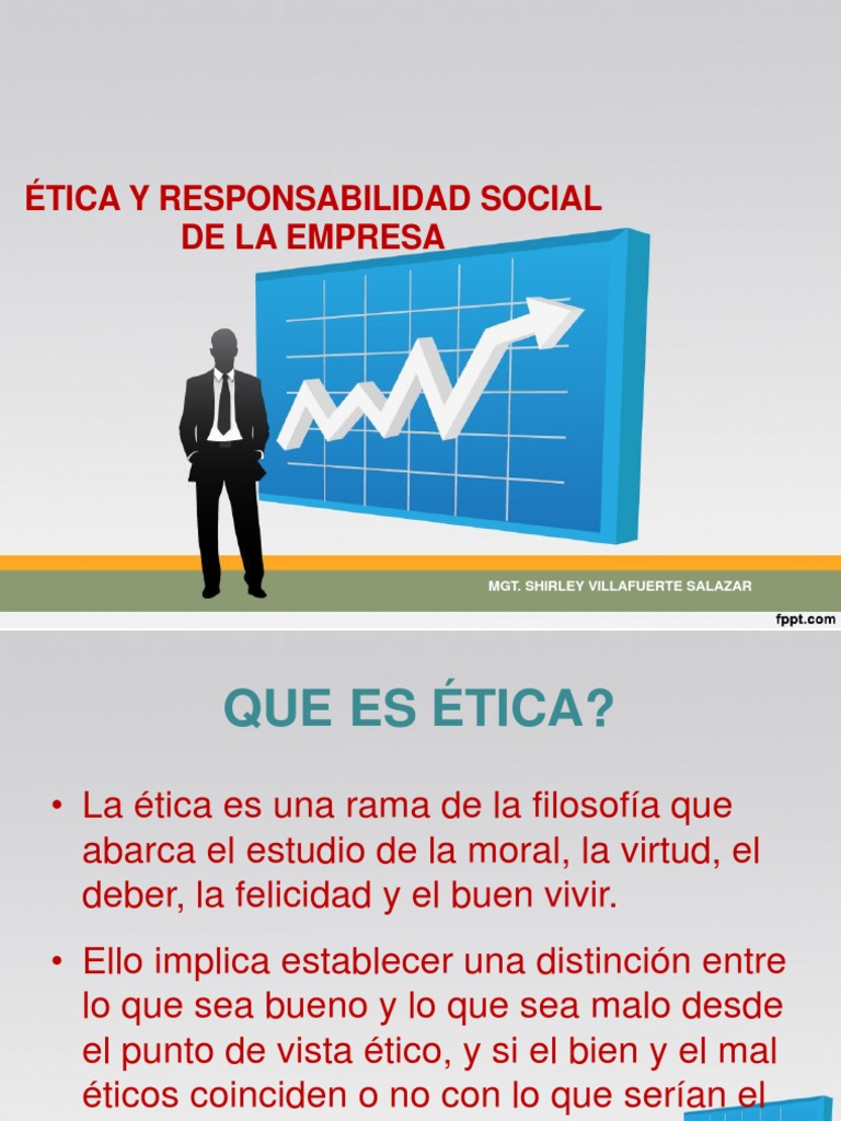 Etica en La RSE Y DIMENSIONES | PDF | Responsabilidad social ...