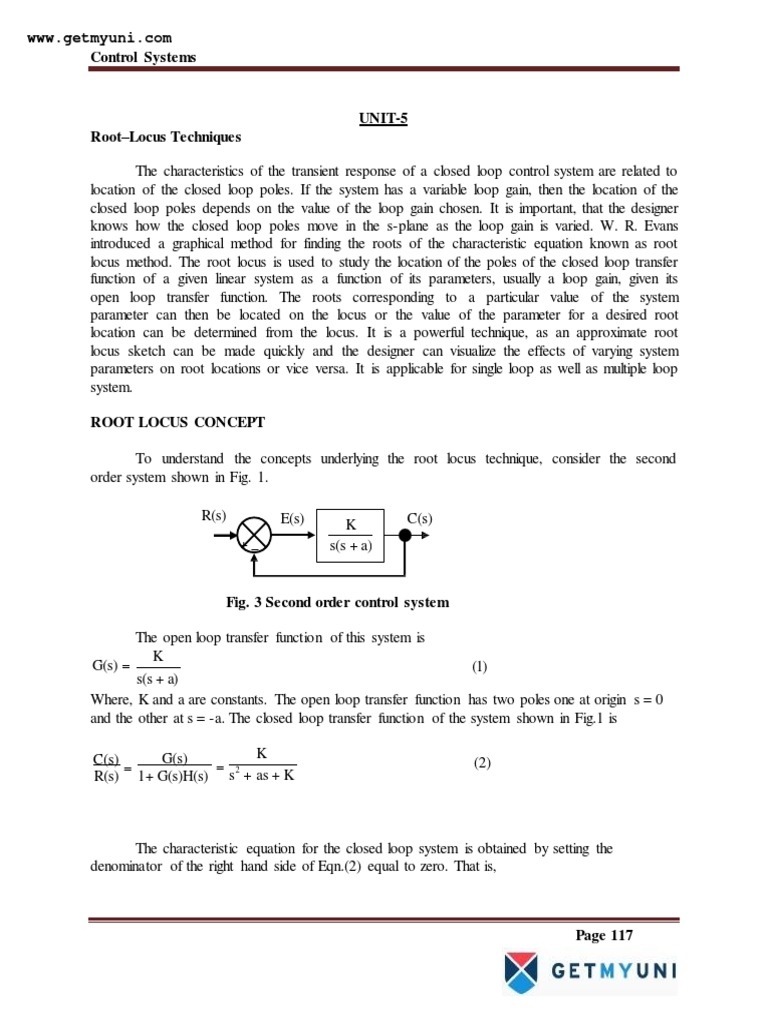 Electrical-Engineering Engineering Control-Systems Root-Locus ...