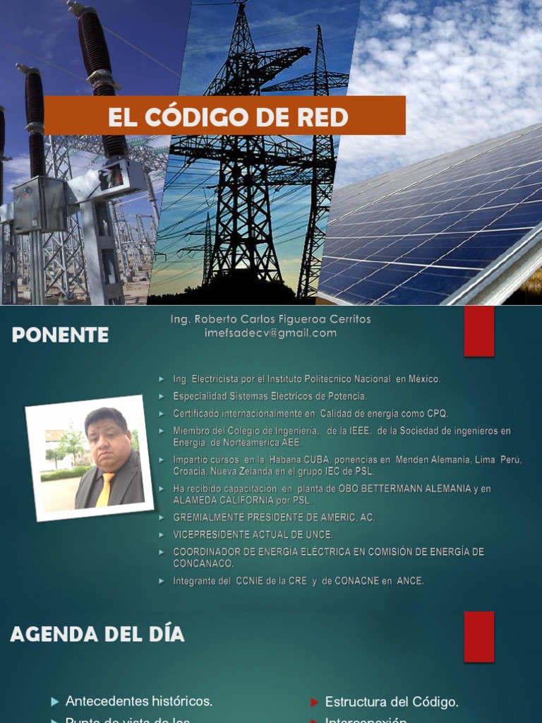 APLICANDO EL CÓDIGO DE RED Taller PDF | PDF | Transmisión de energía ...