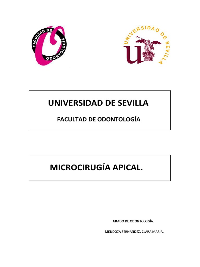 Microcirugía Apical: Abordaje y Pronóstico | PDF | Medicina CLINICA ...
