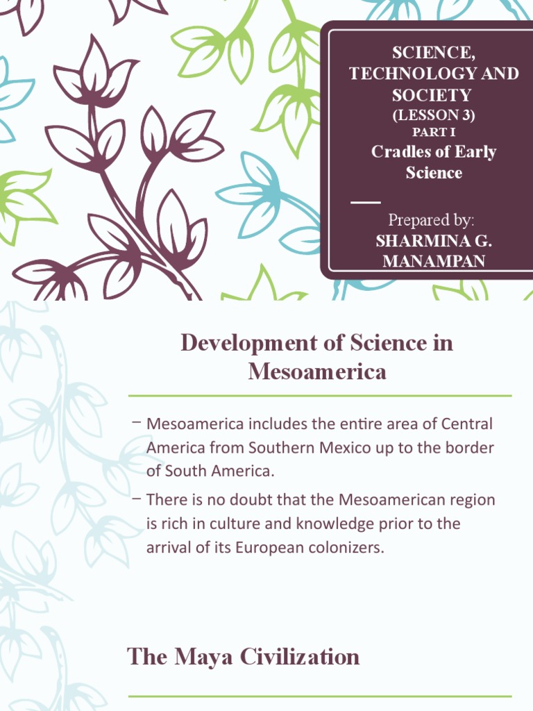 STS - Lesson 3 Part 1 | PDF | Maya Civilization | Mesoamerica