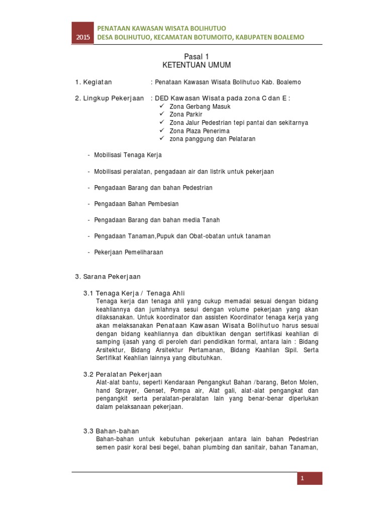 Contoh RKS 3 PDF | PDF