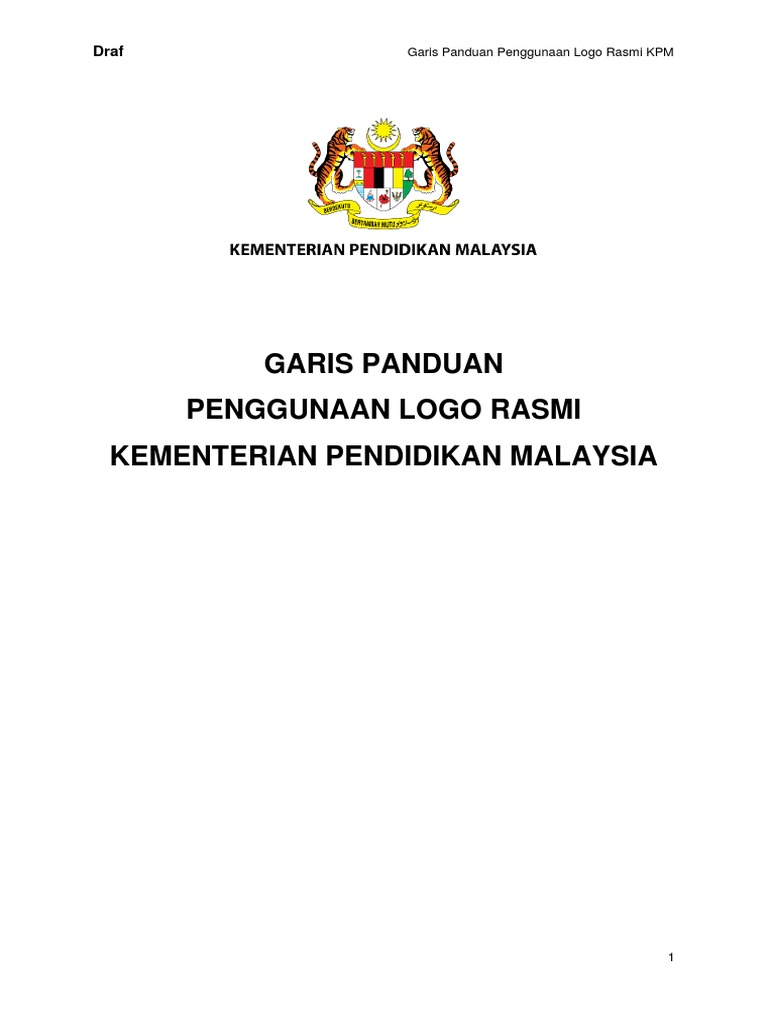 Garis Panduan Logo Rasmi KPM - Sep 2020 | PDF