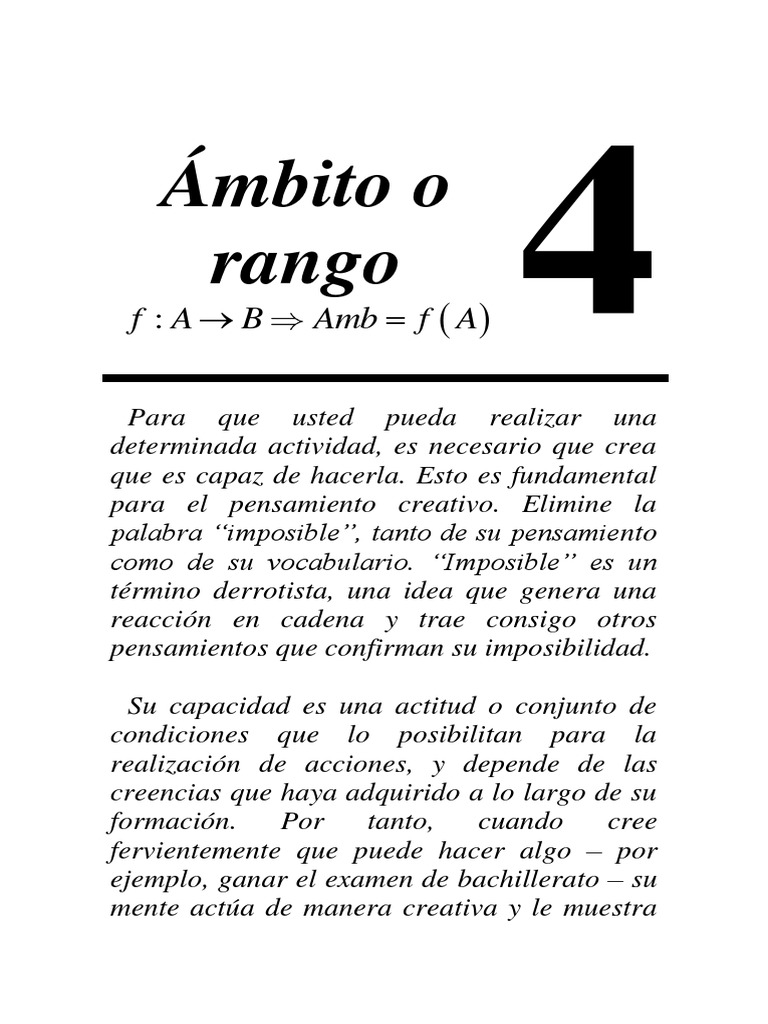 Ambito | PDF | Función (Matemáticas) | Conceptos matemáticos