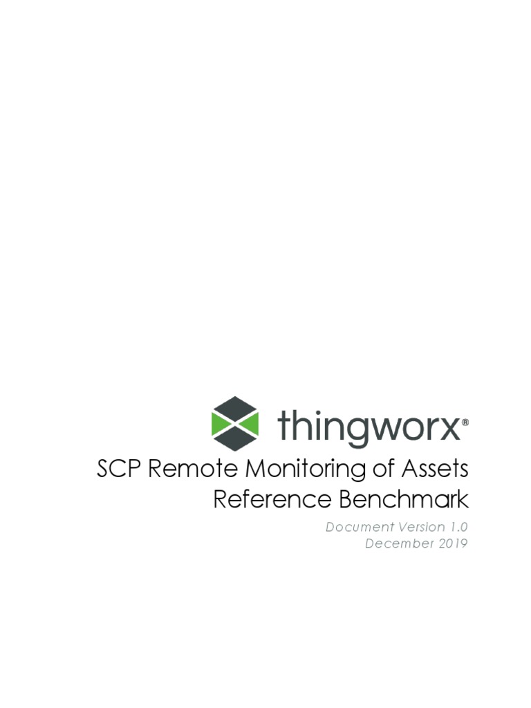 SCP Remote Monitoring of Assets Reference Benchmark: Document Version 1 ...