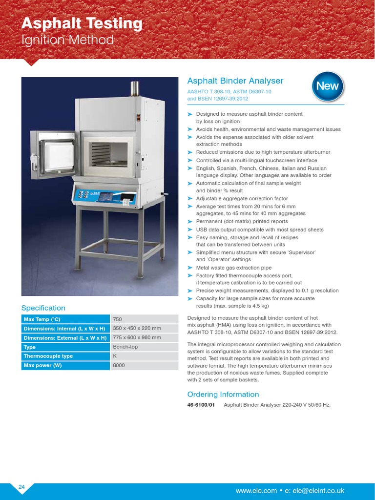 Asphalt Binder Analyser | PDF | Thermocouple | Asphalt