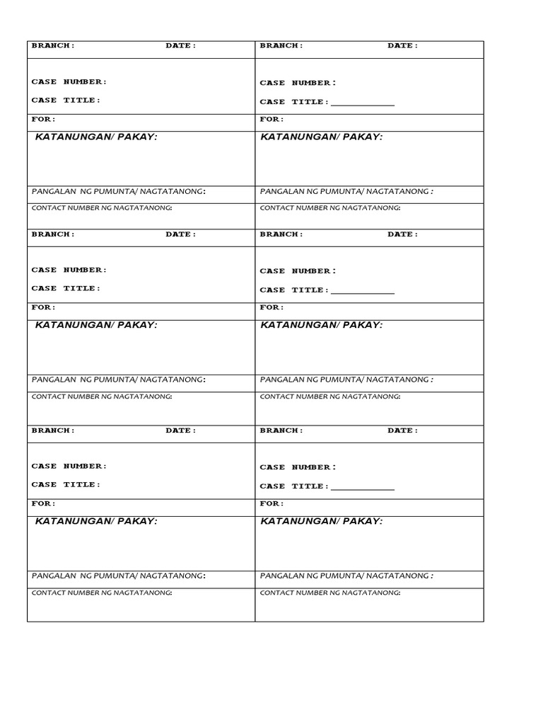Follow-Up Slip Form | PDF