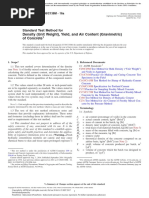 Concrete Density and Yield Testing IS 1199 | PDF | Density | Concrete