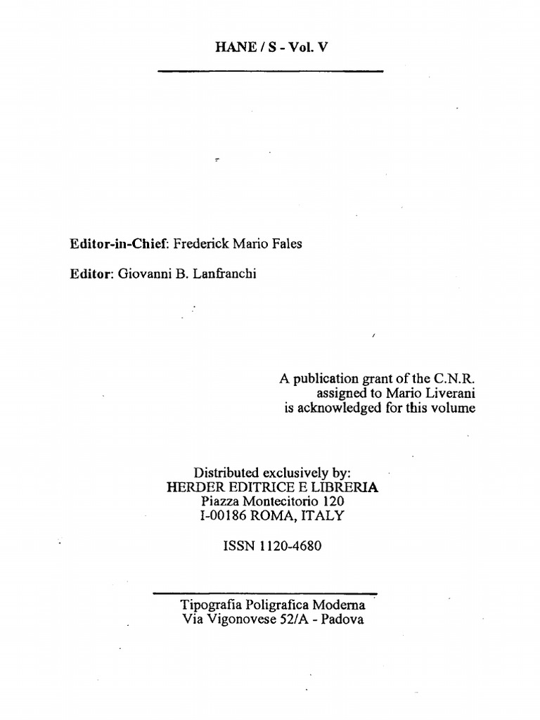 Akkad The First World Empire Mario Liverani Ed | PDF | Mesopotamia ...