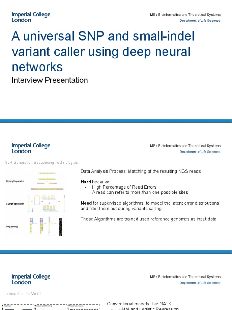 A Universal SNP and Small-Indel Variant Caller Using Deep Neural Networks | PDF | Bioinformatics ...