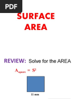 Surface Area Calculation Guide | PDF | Area | Learning