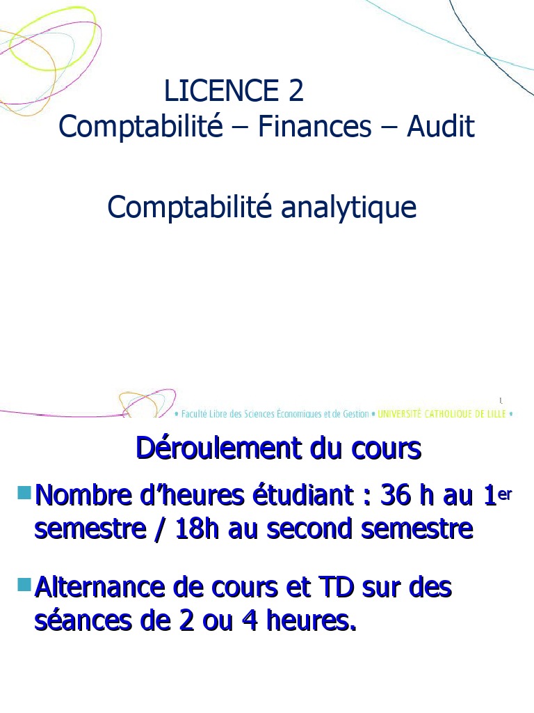 COMPTA ANA LA Cours 1 Et 2 | PDF | Comptabilité analytique | Comptabilité