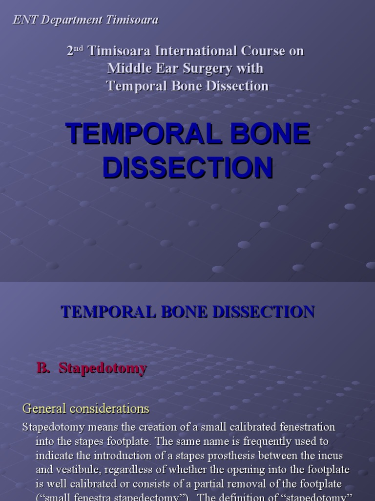 4 TBD Otosclerosis | PDF | Ear | Anatomical Terms Of Location